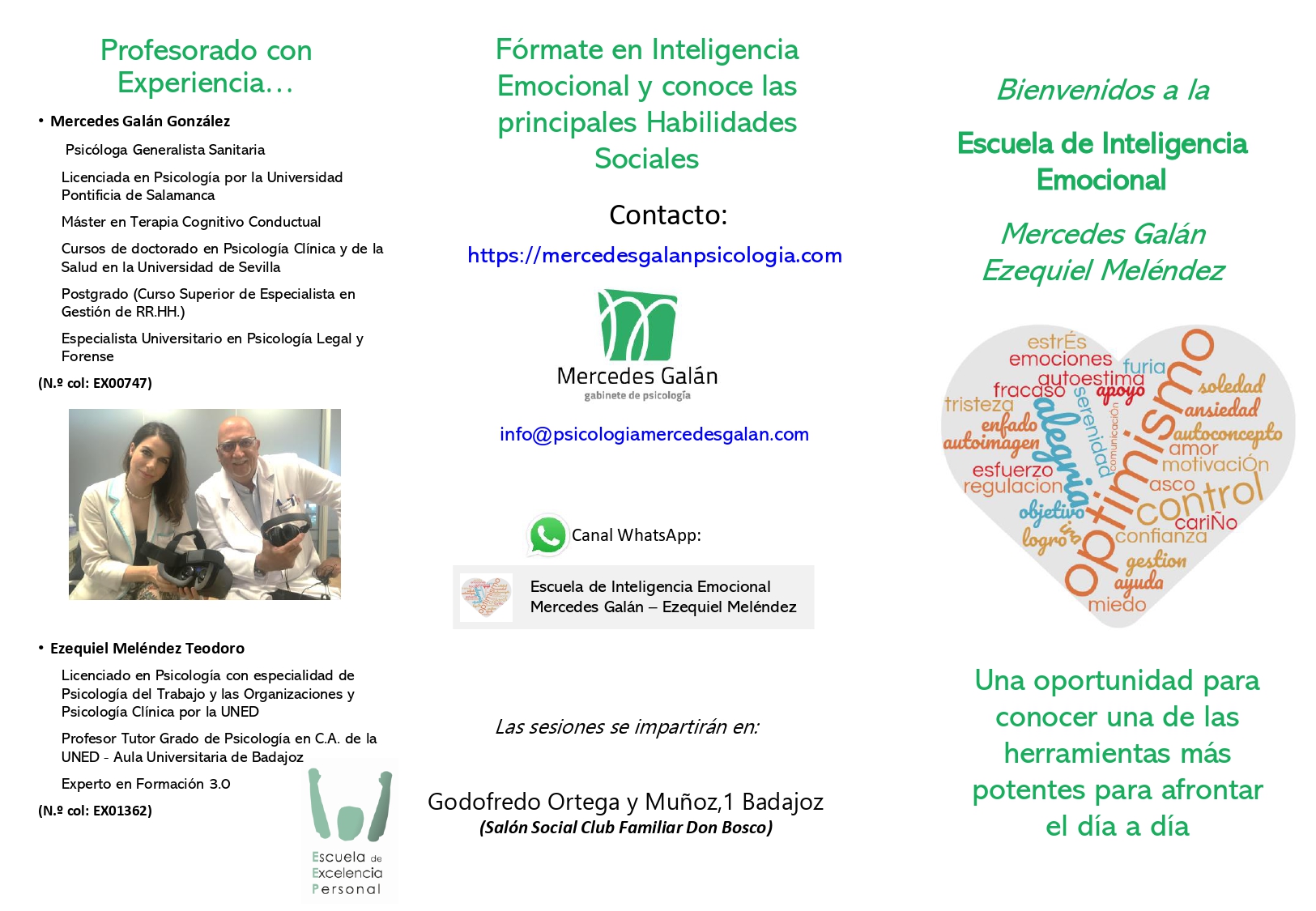 Escuela de Inteligencia Emocional – Psicología Mercedes Galán